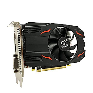 51RISC Radeon RX 550 Graphics Card, 4GB GDDR5 128-bit DirectX 12 PCI Express 3.0 DP/HDMI/DVI-D ATX/ITX Computer Gaming Video Card 4K Display Card