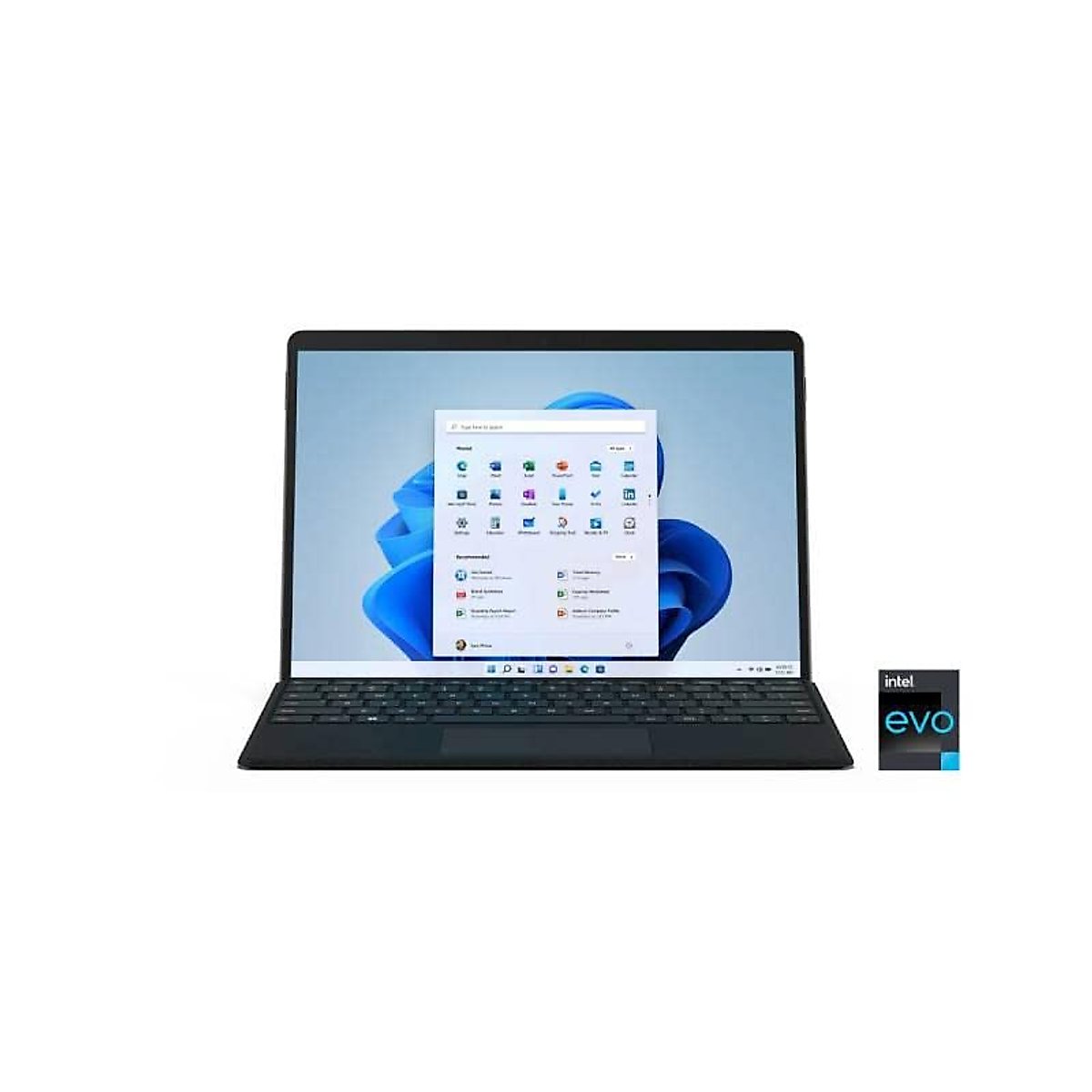 Microsoft Surface Pro 8 Tablet, Intel Evo i7-1185G7, 16GB RAM, 256GB SSD, Intel UHD Graphics, 13" Touchscreen Display, Windows 10 Pro Laptop Computer, Graphite, EC8-00013 (Renewed)