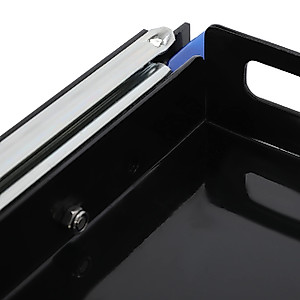 KUAFU Fridge Slide Compatible with 28 to 65L Fridges/Coolers, Universal Portable Vehicle Refrigerator Freezer Slide Mount, W/4 Buckle Straps, 280 LBS