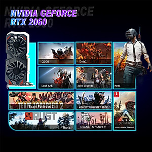 Dell RGB Gaming Desktop PC, Intel Quad I5 up to 3.6GHz, GeForce RTX 2060 6G GDDR6, 16GB DDR4, 512G SSD+3T, WiFi & Bluetooth, RGB Keyboard & Mouse, Win 10 Pro (Renewed)