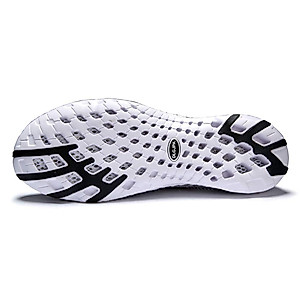 DLGJPA Women's Quick Drying Water Shoes for Beach or Water Sports Lightweight Slip On Walking Shoes LightGray 9