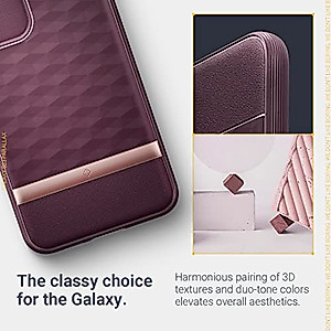 Caseology Parallax Designed for Samsung Galaxy S23 Case 5G (2023) [Military Grade Drop Tested] - Burgundy