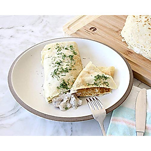 ORIGINAL Crepe Spreader and Spatula Kit - 4 Pcs (7", 5", 3.5" Crepe Tools Set & 14" Crepe Spatula) Crepe Maker, Crepe Spreader Tool, Batter Spreader Crepes, Crepe Wooden Spatula, Crepe Mix, Crepe Pan