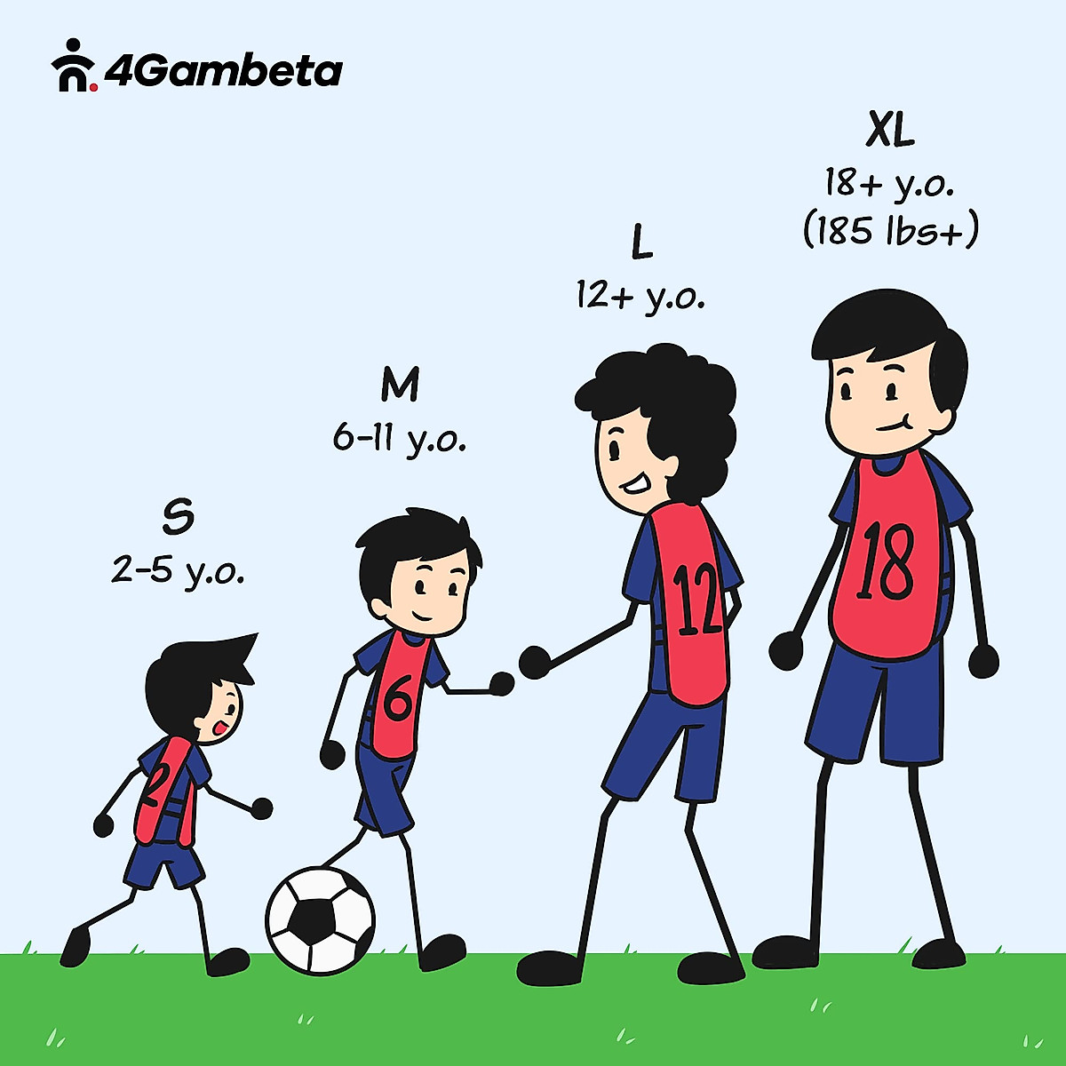 4Gambeta (DB, XL, #13-24) Premium Scrimmage Sport Training Vest - Soccer, Basketball, Football and Hockey Pinnies - Practice and Game Bibs for Kids, Youth and Adults - 12-Pack with Carry Bag