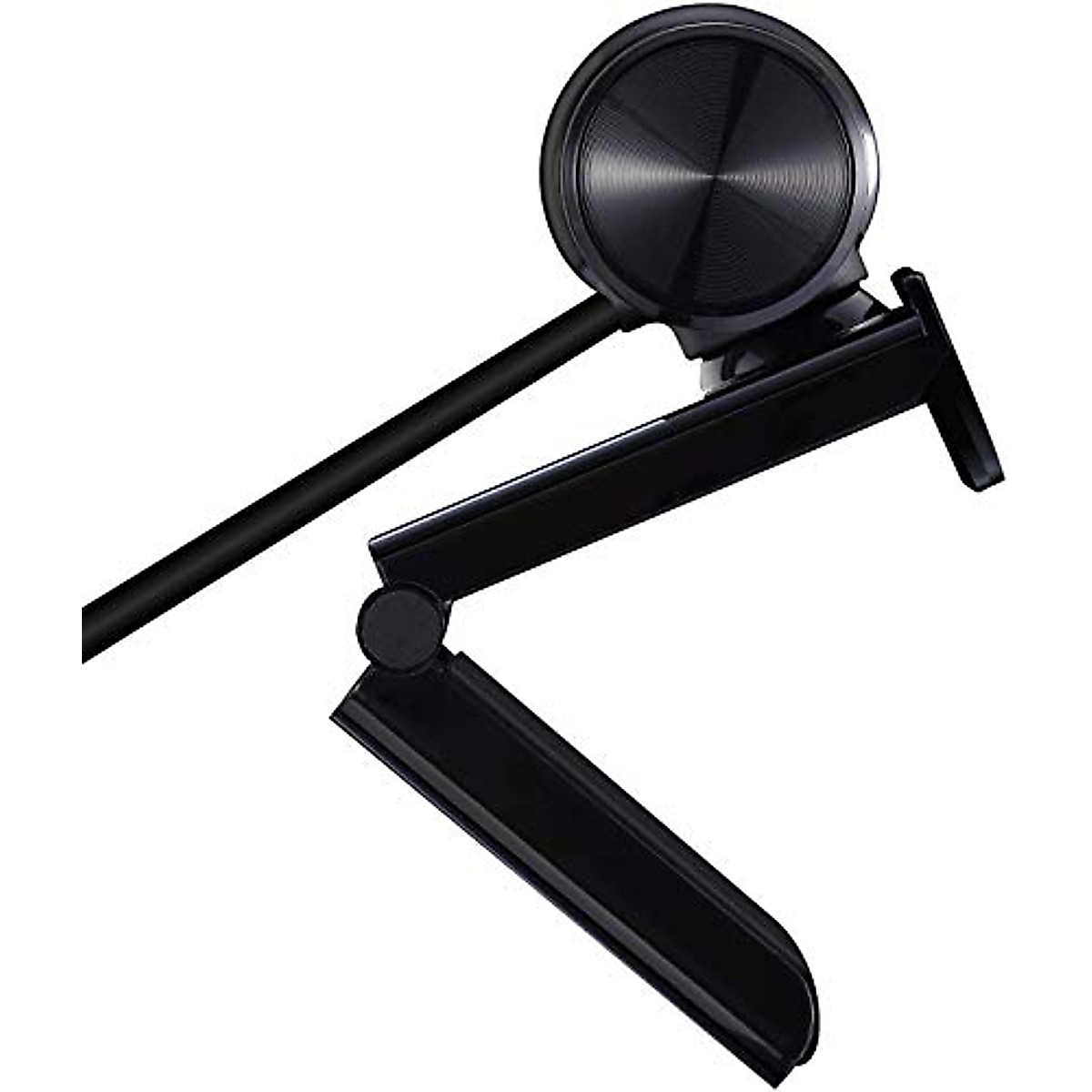 HP P224 21.5 Inch FHD LED-Backlit LCD IPS Anti-Glare Monitor (HDMI, VGA, DisplayPort) 2-Pack Bundle with PW313 Full HD 1080p Live Streamer Webcam and Desk Mount Clamp Dual Monitor Stand