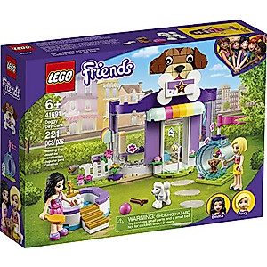 LEGO Friends Doggy Day Care 41691 Building Kit; Birthday Gift for Kids, Comes with 2 Mini-Dolls and 2 Toy Dog Figures, New 2021 (221 Pieces)