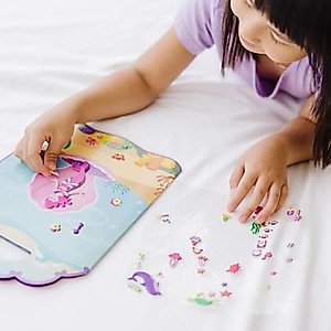 Melissa & Doug Puffy Sticker Activity Book: Mermaids - 65 Reusable Stickers - FSC Certified