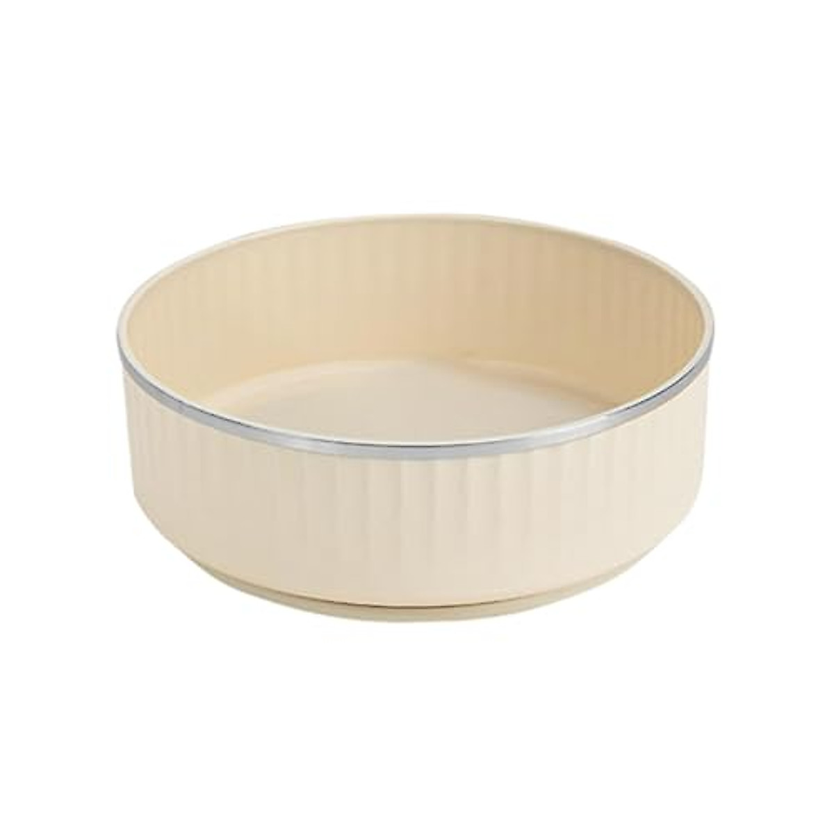 Lazy Susan Turntable Organizer Spice Rack Organizer Large Capacity Rotating Makeup Organizer for Cabinet Table Fridge Storage, White