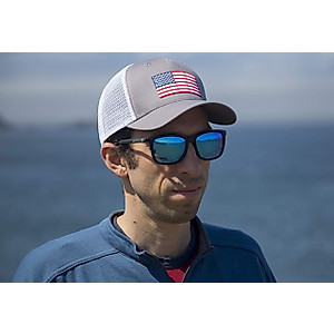 International Tie American Flag Hat for Men and Women - USA Flag Patriotic Trucker Baseball Snapback Cap