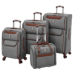LONDON FOG Westminster 4 Piece Set, Grey Heather