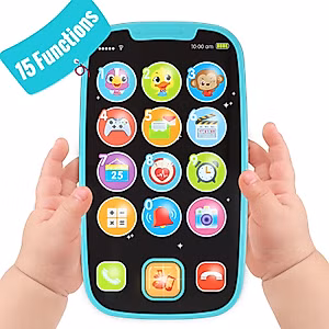 Baby Toys 12-18 Months Baby Learning Cell Phone Toys for 1 Year Old Boy Gifts - Interactive Musical Developmental Phones Toy for 12 Months Infant and Toddler Birthday Gifts