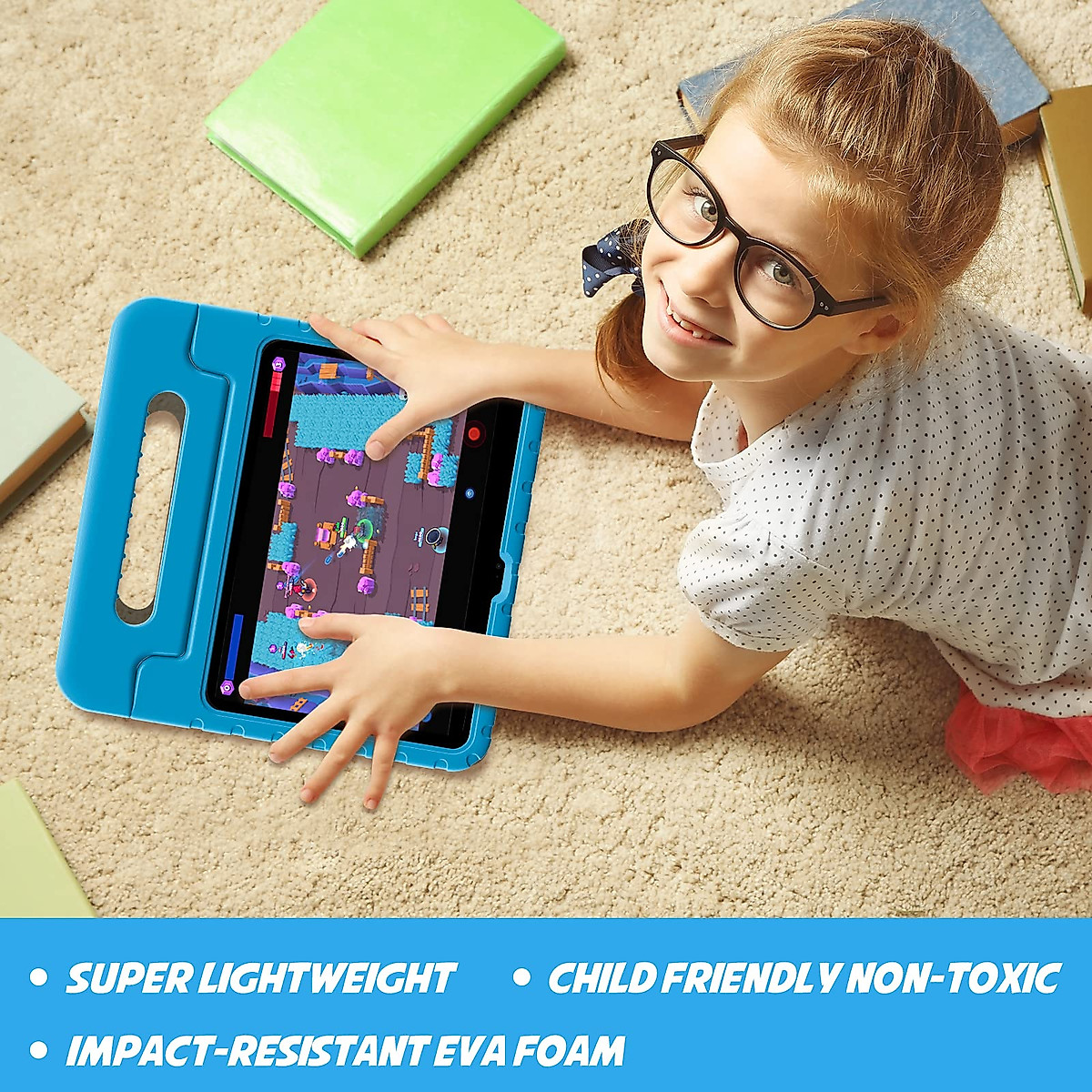 ProCase Screen Protector Bundle with Kids Case for iPad 10th Gen 2022