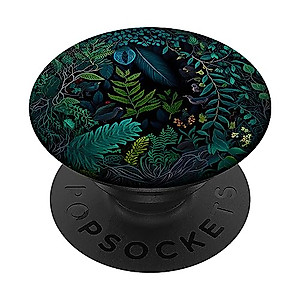 Floral Boho Foliage Flower Plant Nature Vegetation Flowery PopSockets Standard PopGrip