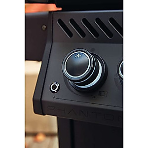 Napoleon PHANTOM Rogue SE 425 BBQ Grill, Matte Black, Propane Gas - RSE425SIBMK-1-PHM - with Three Burners and Infrared Sear Station Side Burner and Rear Burner, Barbecue Gas Cart, Gas BBQ Cart