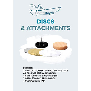 Crystal Kayak Hull Clarity Restoration Kit - Designed for Maintenance of Genuine Crystal Kayaks and Crystal Boards.