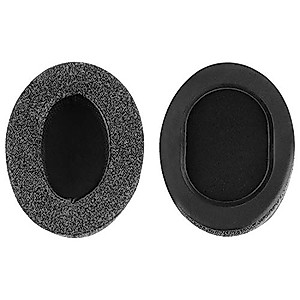 Geekria Comfort Linen Replacement Ear Pads for Audio-Technica ATH-M50XBT ATH-M50xBT2 ATH-M50X ATH-M60X M40X M30X M20X M10X ATH-ANC9 Headphones Earpads, Headset Ear Cushion Repair Parts (Dark Grey)