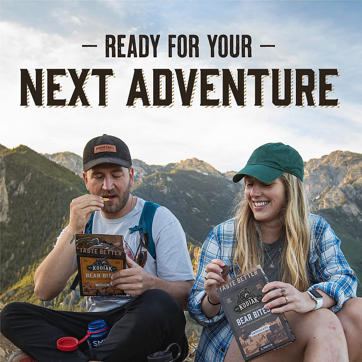 Kodiak Cakes Bear Bites Graham Crackers Variety Pack: Honey, Chocolate & Cinnamon Snacks