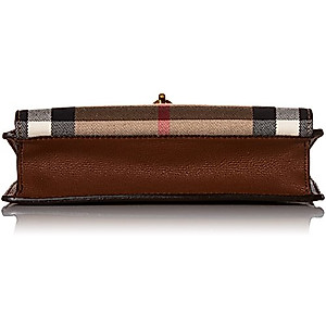 Burberry House Check Crossbody Bag (Womens) - Brown - One Size