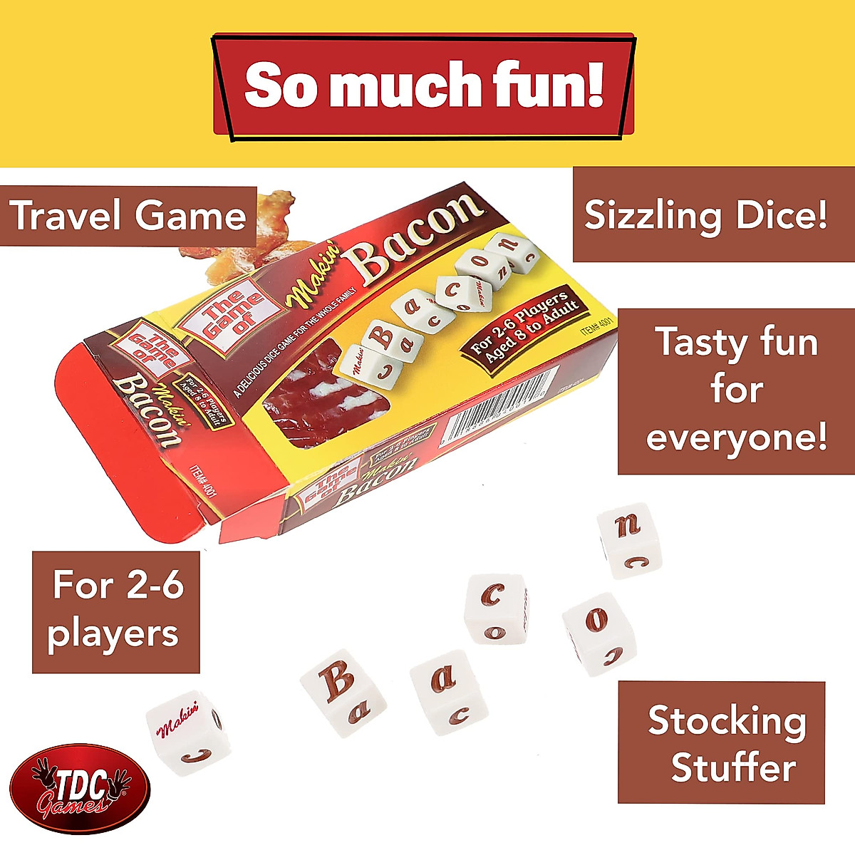 TDC Games Makin’ Bacon Dice Game