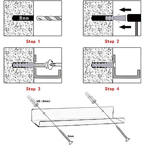 Cerpourt Acrylic Floating Wall Ledge Shelf, Clear Bathroom Storage Shelves Display,Acrylic 15" Invisible Bookshelf (2pack)