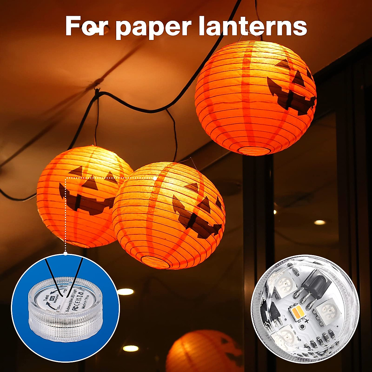 Mini Submersible LED Lights, Waterproof LED Tea Lights Candle with Remote Battery Operated,RGB Color Changing for Vase Home Party Wedding Table Centerpieces