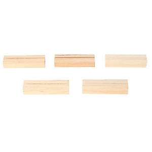 Holibanna 10Pcs Wood Place Card Holders Display Stands Table Number Photo Sign Stand for Retail Shop Cafe Wedding Dinner Party Decoration