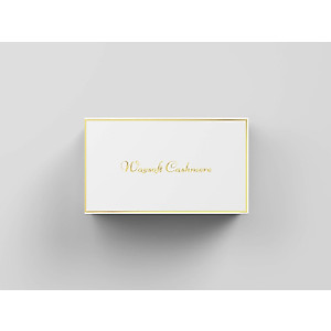 WaySoft Pure 100% Cashmere Beanie for Women in a Gift Box, Oversized Women Beanie Hat, Bring Warm and Luxury to Your Loved Ones, Perfect (Black)