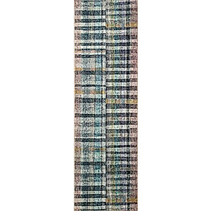 Loloi Chris Loves Julia x Humphrey Plum/Multi 7'-3" x 9'-3" Area Rug