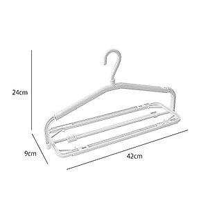3 Layer Foldable Magic Hangers Thicken Durable Non-Slip Magic Hangers for Bedspreads Tablecloths Linens