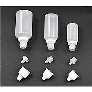 24 Pcs Empty Plastic Squeezable Refillable Portable Eye Liquid Dropping Dropper Bottle With Plug Container Vial For Essential Oil (5ML)