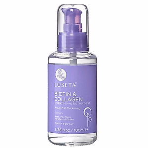 Luseta Curly Hair Shampoo and Conditioner Set and Biotin Hair Oil for Hair Growth