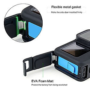 GoPro Hero 9 10 11 Black Aluminum Battery Door | Charge & Mic