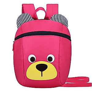 HWJIANFENG Kids Toddler Backpack Boys Girl with Leash Harness Kindergarten Bookbag Preschool Nursery Daycare School Bag Lunch Box