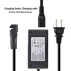 aunstarwei 29V 2A Adapter Charger for Lift Chair or Power Recliner OKIN, Limoss SP2-B SP2-A SP2-B1 SP2-A1 MC125,Tranquil Ease, AC/DC Switching Power Supply Transformer + polarized SPT2 Power Wall Cord