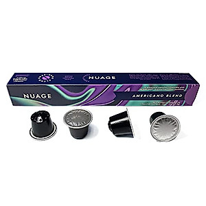 Nuage Coffee Espresso Capsules Original Line, 50 Pods Variety Pack, Aluminum Coffee Capsules Compatible with Nespresso OriginalLine Machines NOT VERTUO COMPATIBLE