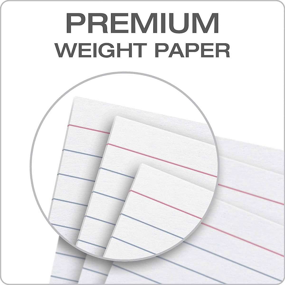 Oxford 31EE Ruled Index Cards, 3" x 5", White, 1,000 Cards (10 Packs of 100) (31)
