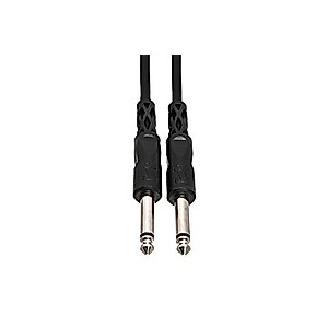 Hosa CPP-105 1/4" TS to 1/4" TS Unbalanced Interconnect Cable, 5 Feet