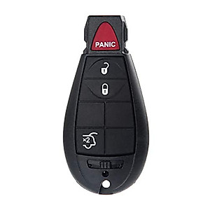 AZHZ 433MHZ Uncut Keyless Entry Remote Control Car Key Fob Simple Key Programmer Fit for 300 2008-2010 for Town & Country 2008-2012 M3N5WY783X