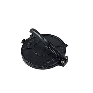 Heavy-Gauge Manual Reastaurant Cast Iron Flour Corn Tortilla Press Maker by Smart Cook