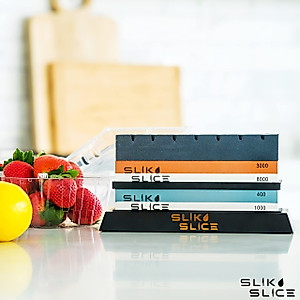 All-In-One Professional Grade Whetstone Knife Sharpening Stone Set - Premium Dual Grit 400/1000 3000/8000 With Bamboo Base, Fixed Angle Guide, Polishing Compound, Leather Strop & More!