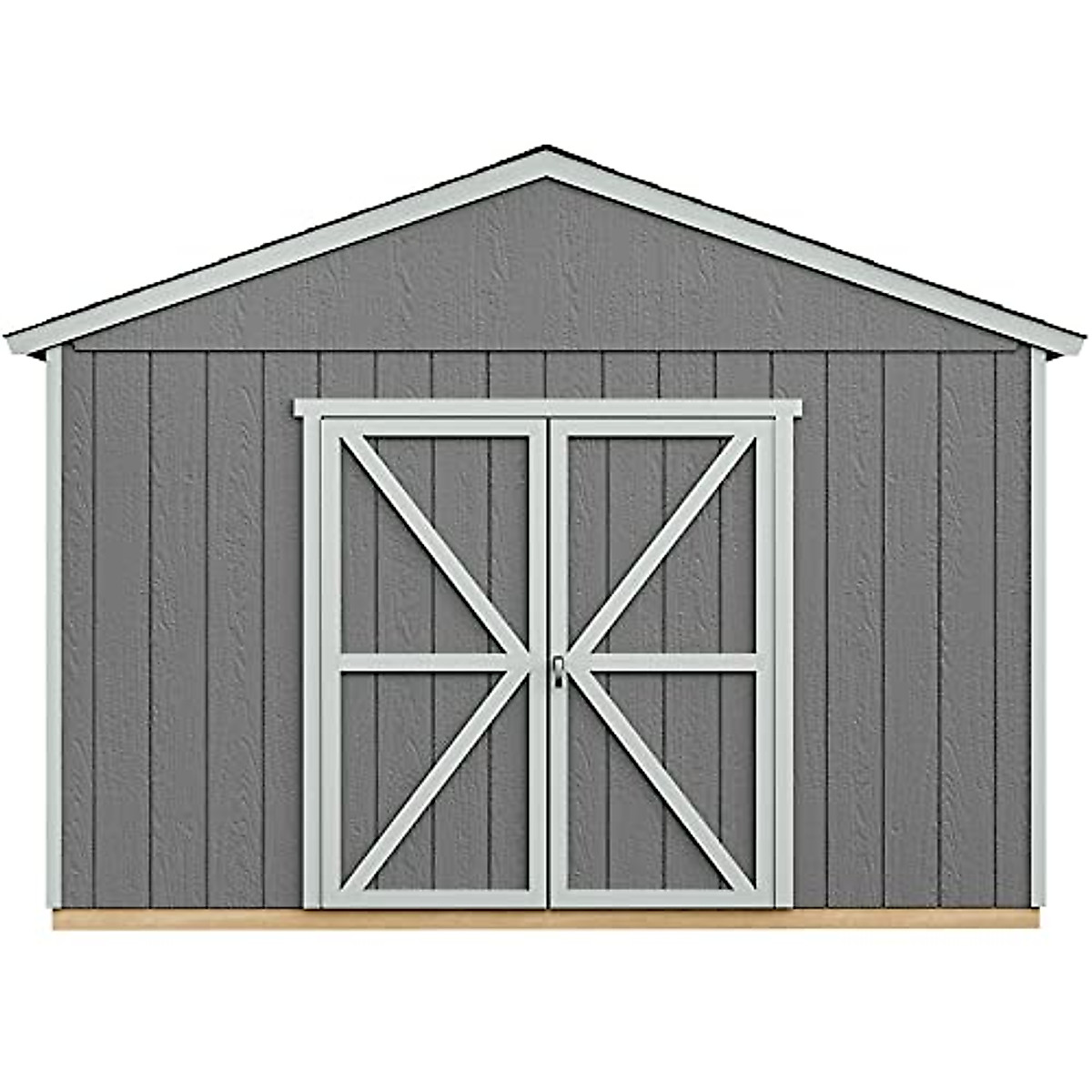 Handy Home Products Astoria 12x16 Do-It-Yourself Wooden Storage Shed with Floor