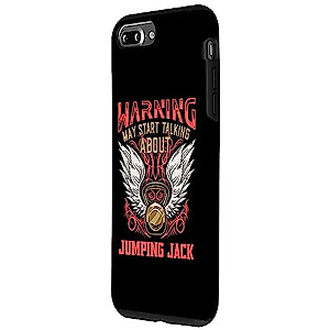 iPhone 7 Plus/8 Plus Jumping Jack Funny Workout Humor Gym Fitness Health Case
