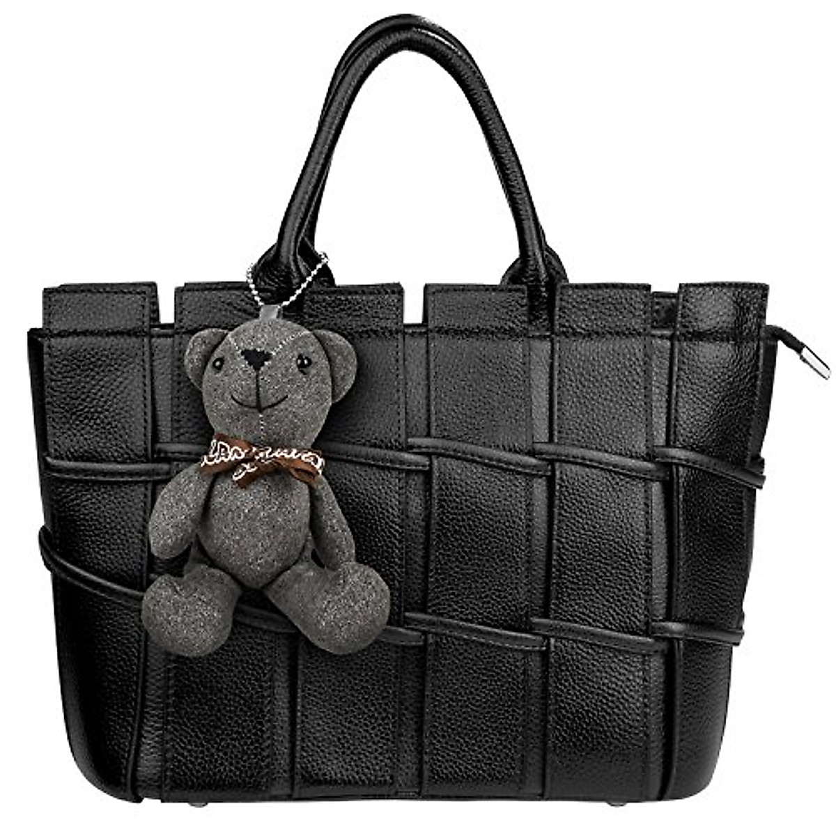 Vangas Genuine Leather Satchel Bag Scarlet