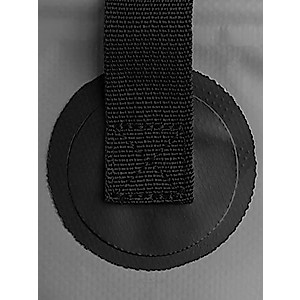 Rogue Endeavor Heavy Duty Collapsible Bucket (5 Gallon (20L) Includes Lid), Mesh Bag, Beach and Salt Water Ready, Durable Reinforced Design with Metal Hardware (Black)