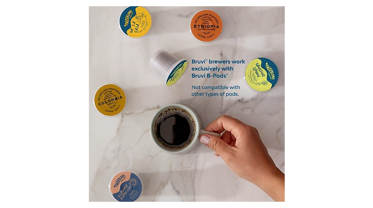 Bruvi Bundle: Single-Serve Coffee System & 20 B-Pods