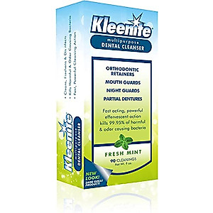 kleenite Multipurpose Dental Cleanser, 90 cleanings, Fresh mint 9 fl oz
