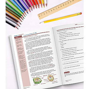 Spectrum 6th Grade Science Workbook, Ages 11 to 12, Grade 6 Science Workbooks, Natural, Earth, and Life Science, Science Book With Research Activities - 176 Pages