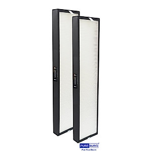 PUREBURG 182550 Replacement Filter Compatible with Bionair BAP536UV-U Air Purifier, 2-Pack H13 HEPA Air Clean Dust