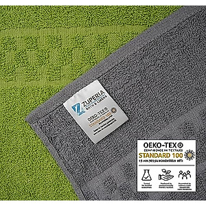 ZUPERIA 7-Pack Bath Towels - 30" x 54" - Ultra Soft 100% Cotton Large Bath Towels- Highly Absorbent for Bathroom, Pool, Gym, Spa, and Hotel Use (Colors Vareity)