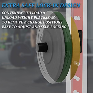 Major Fitness Power Cage Olympic Weight Plates Holder Power Rack Attachment Weights Storage Rack Fit 2" x 2.76" Suit for PLM03